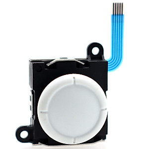 PartEGG Replacement Joystick ThumbStick Analog Button Control Module for Nintendo Switch Lite/Switch Joy-Con Controller (White)