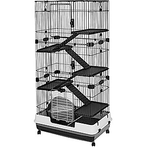 A&E Cage Company 80-3 Deluxe 6 Level Small Animal Cage, 32" L X 21" W X 60" H