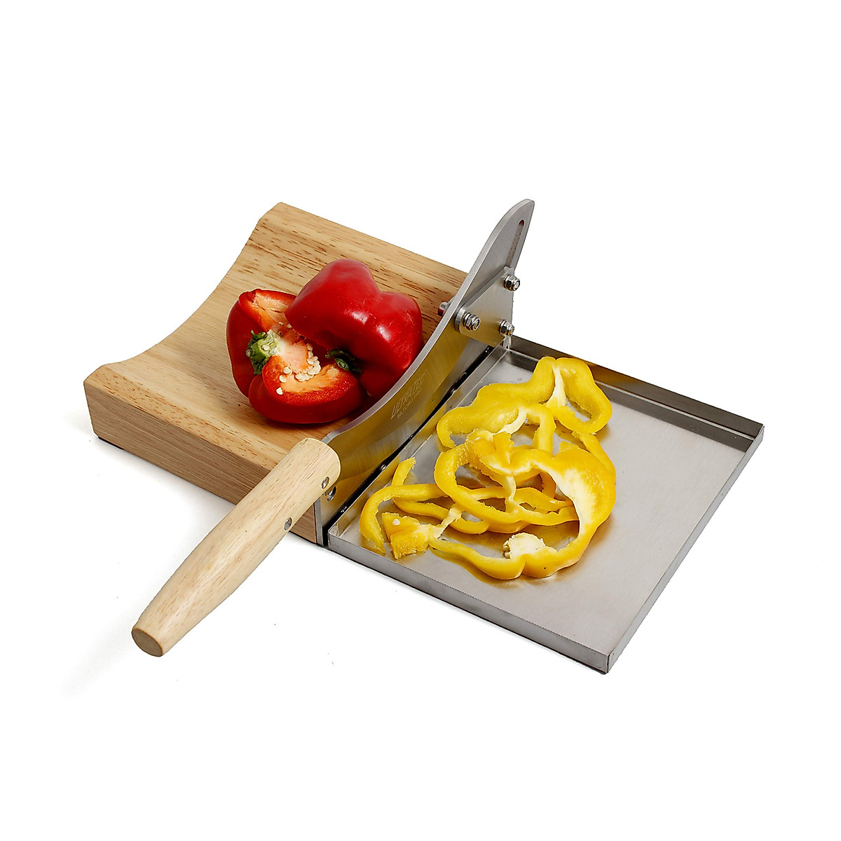 Ultra Tec Biltong-Pro radiused Cutter with Magnetic Stainless Steel Tray