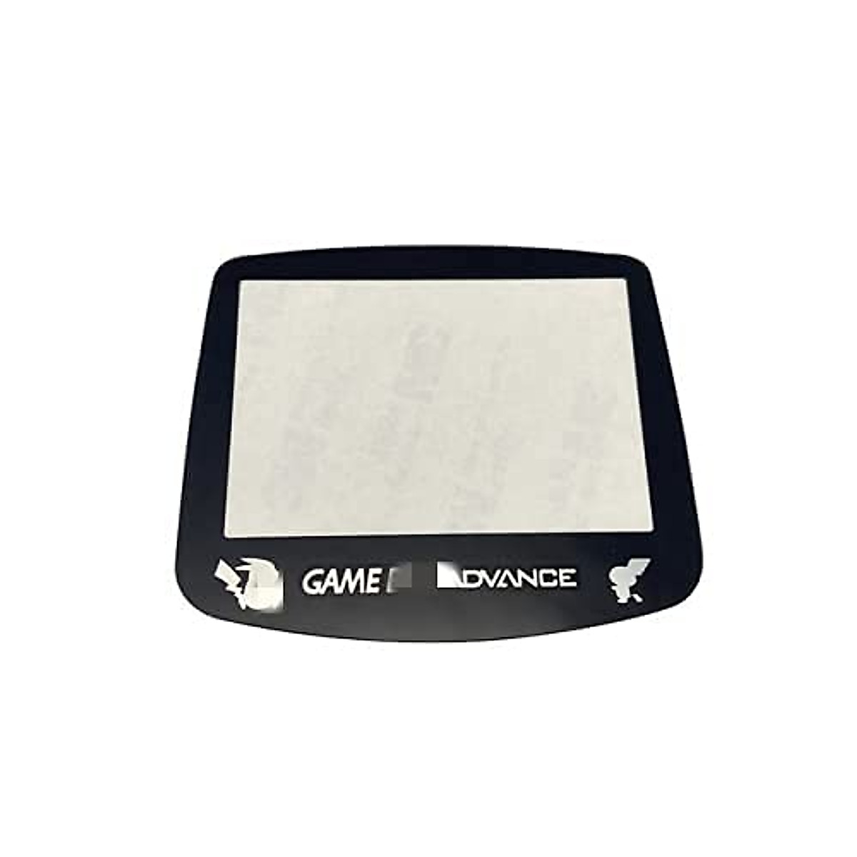 Glass Screen Lens Panel Case Cover Protector Part for Game Boy Advance GBA (Black)