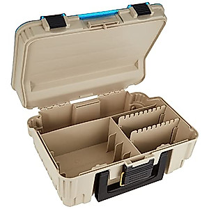 Plano 1349-00 Two Level Magnum 3449 Tackle Box, Sandstone/Blue, One Size