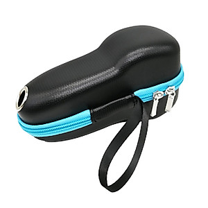 FOMIYES 3pcs Box Razor Storage Box Travel Razor Case Mesh Pouch Blue Sturdy Pu Compact Electric Shaver Organizer Razor Container