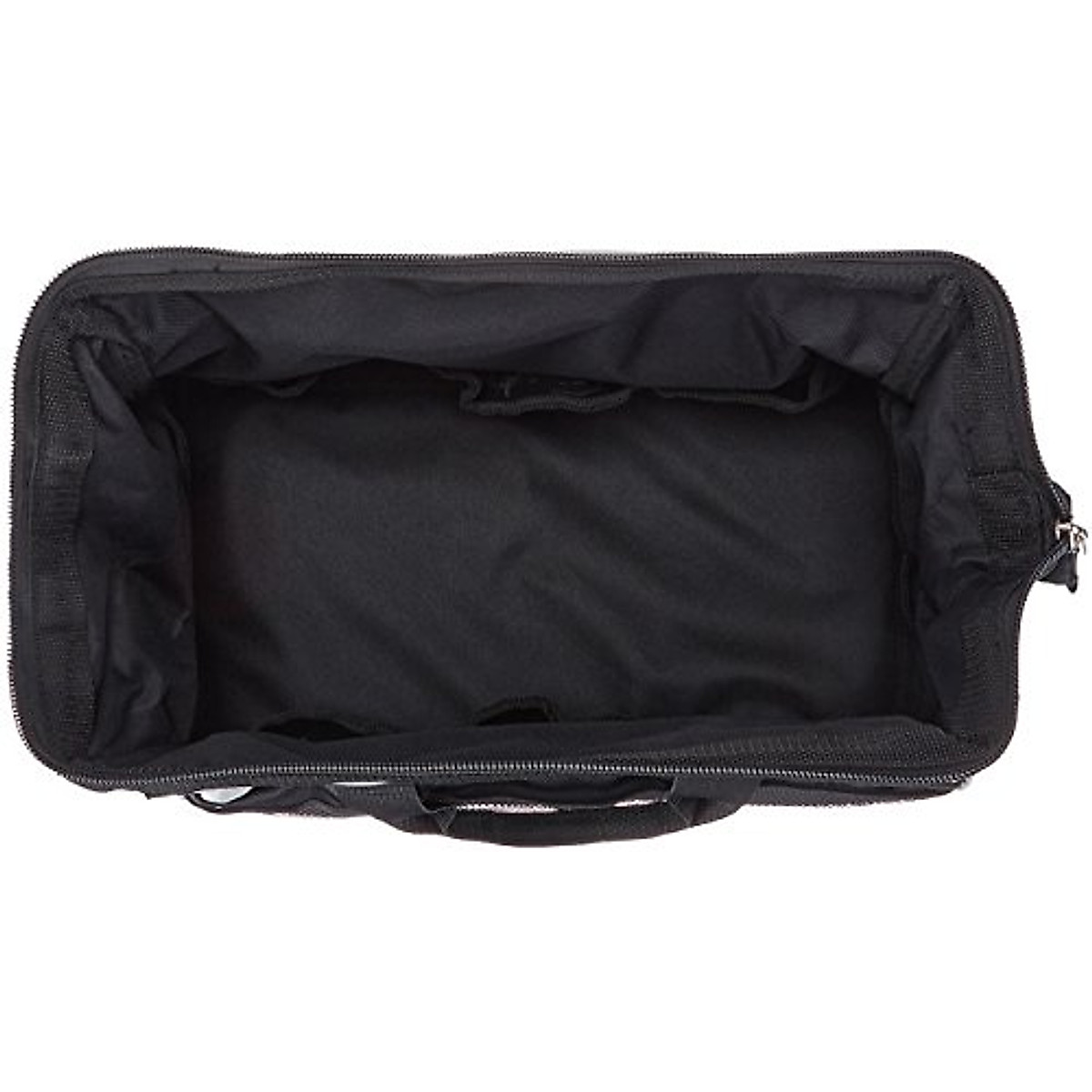 Amazon Basics Durable Wear-Resistant Base, Tool Large Standard Bag with Strap, 16 Inch, Black & Grey