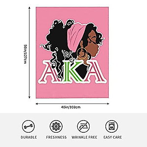 Throw Blanket Flannel Fleece Microfiber Fuzzy Flannel Blanket Soft, Warm, Lightweight 50" X 40"