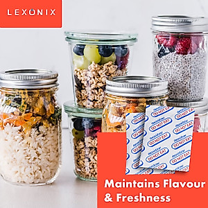 500cc (100 PCS – 5 Pcs Packs * 20 sets ) Food Grade Oxygen Absorbers for Food Storage use for Vacuum Seal or Mylar Bag Food Storage Keep Food Fresh Anti Oxygen Absorbing Packets (500cc)