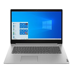 Lenovo Laptop IdeaPad 3 17IIL05 81WF000TUS Intel Core i3 10th Gen 1005G1 (1.20 GHz) 8 GB Memory 256 GB PCIe SSD Intel UHD Graphics 17.3" Windows 10 Home 64-bit