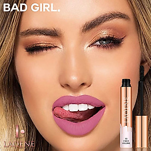 LAQENE Luxury Line: Mascara - Nourishing & Fabulous. Makes You Look Unforgettable. Smooth and Creamy Texture. Long Lasting Black Waterproof - Vegan And Cruelty Free.