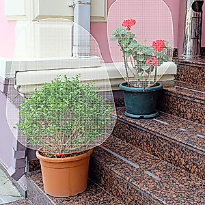 Unves Large 2 Pcs Garden Plant Netting Bird Barrier Mesh Fruit Tree Netting with Drawstring, 3 x 4.5ft Plant Cover Netting Bags Protect Plant Fruits Vegetables Flower from Bird Eating