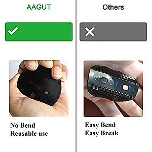 AAGUT 100 Pack Landscape Staples with Gasket Washer Caps, 6 Inch Vapor Barrier Stakes, Metal Garden Stakes Landscape Fabric Staples for Gardening Landscaping, Sod Fence Yard Lawn Ground Weed Mat Pins