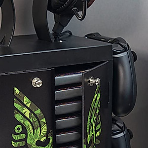 Numskull Official Halo Gaming Locker, Controller Holder, Headset Stand for Xbox Series X|S, PS5, Nintendo Switch - Official 343 Industries Merchandise