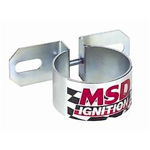 8213 MSD Ignition Coil bracket (Canister Style), Horizontal Mounting GM coils