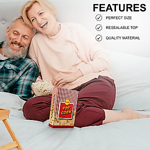 MT Products Popcorn Boxes for Party - 2.30 oz. (Pack of 40) - #4 Popcorn Buckets With Close Top - Great Popcorn Holder for Movie Night, Theater, Circuses, and Stadium