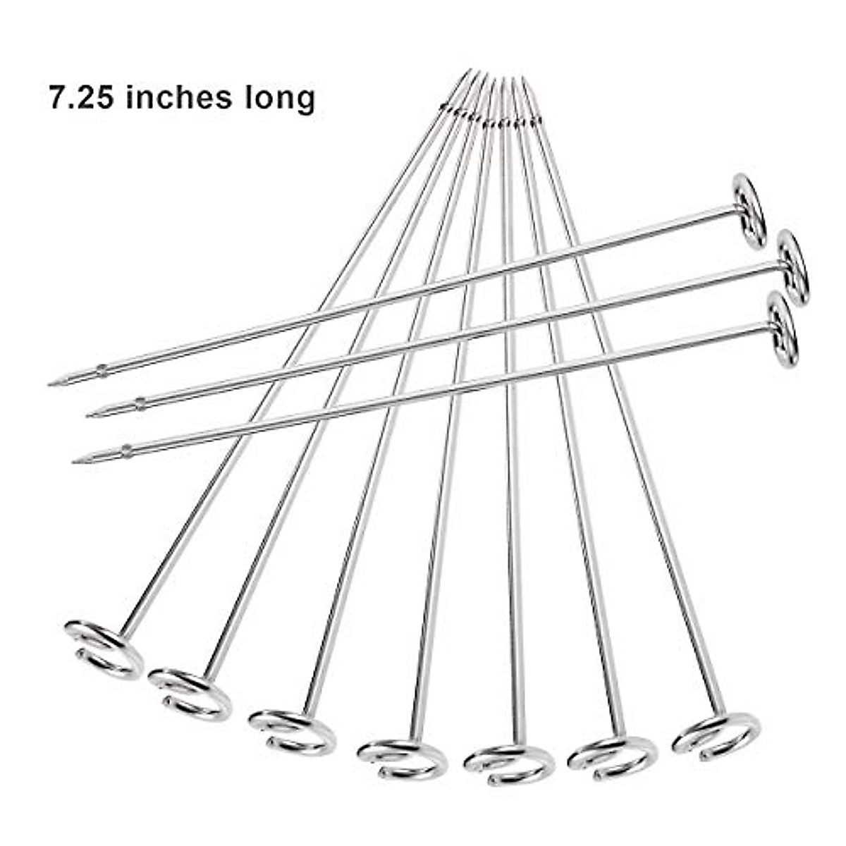 Stainless Steel Grill Kebab Skewers for Ninja Foodi AG300, AG300C, AG301, AG301C, AG302, AG400, IG301A (10 Pieces)