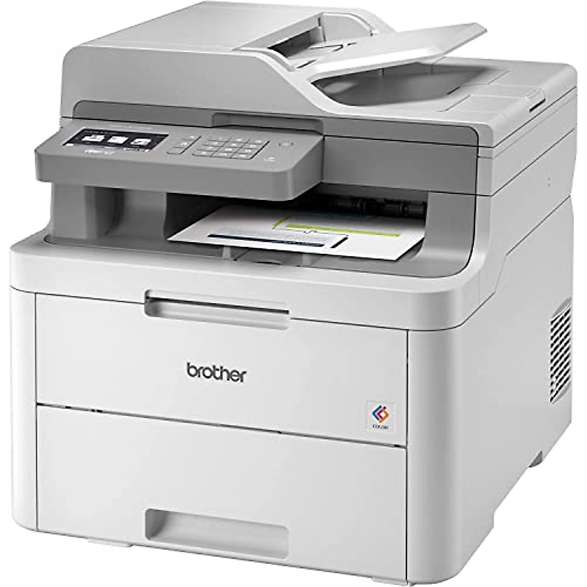 Brother MFC-L3710CW Compact Digital Color All-in-One Wireless Laser Printer, AirPrint, Hi-Speed USB 2.0, Wi-Fi Direct, 19ppm, 3.7" Color Touchscreen, Amazon Dash Replenishment Ready, Durlyfish