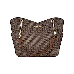 Jet Set Large Logo Shoulder Bag