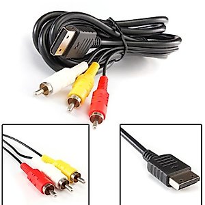 RCA AV A/V for Sega Dreamcast Stereo Composite Audio Video TV Adapter Cable