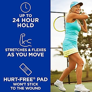 Band-Aid Brand Flexible Fabric Adhesive Bandages for Wound Care and First Aid, All One Size, 100 Count