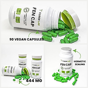 CURER LAB Fen 444 mg | 90 Capsules | Purity > 99.90%