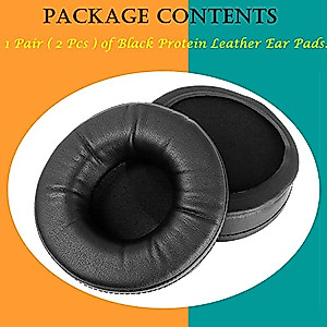 TaiZiChangQin Ear Pads Cushion Memory Foam Replacement Compatible with Beyerdynamic Custom One Pro Plus Headphone (Protein Leather Earpads)