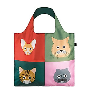LOQI Artist Stephen Cheetham Cats Reusable Shopping Bag (SC.CA)