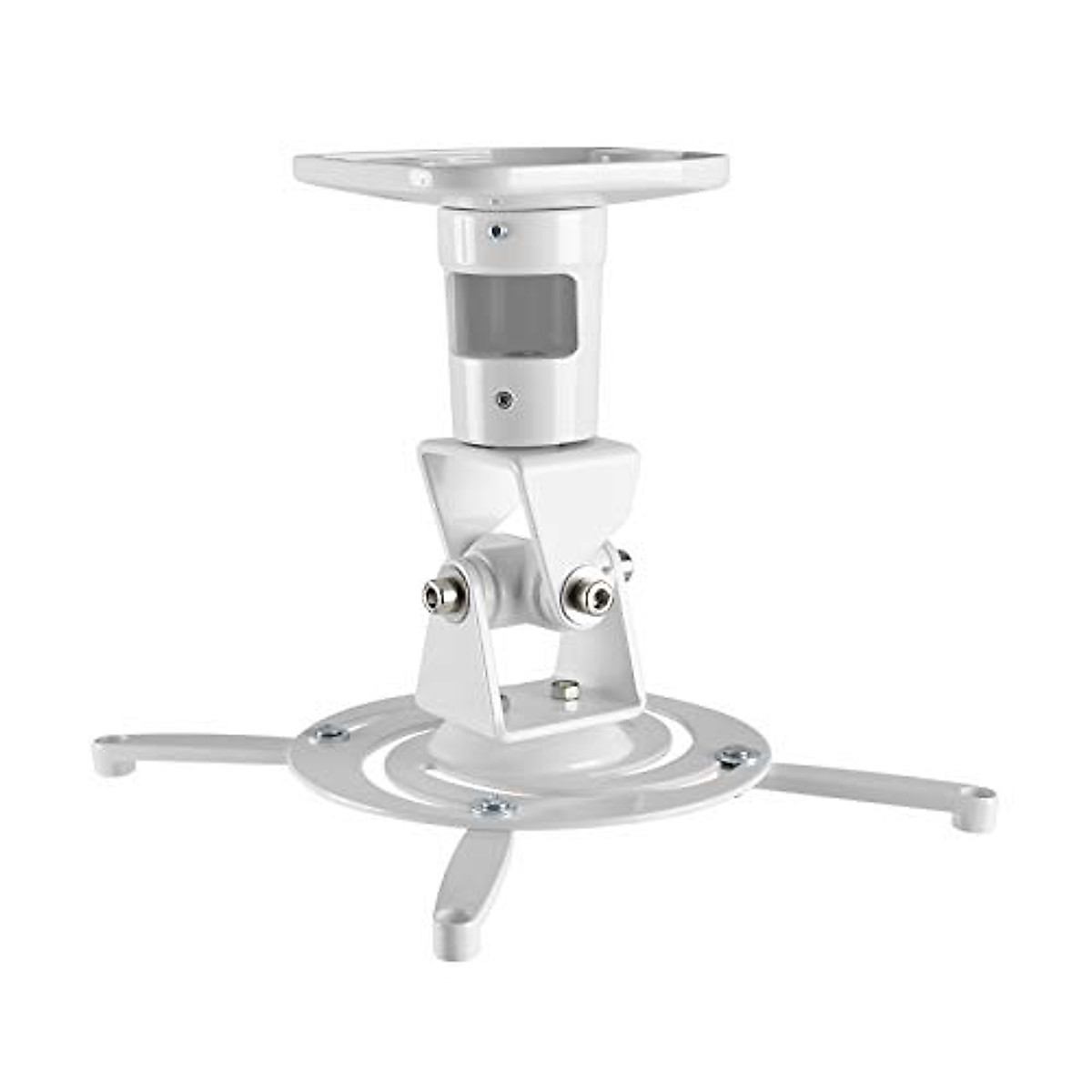 AMER Projector Mount - Ceiling Bracket LCD DLP Tilt 360° Swivel 30lbs (White)