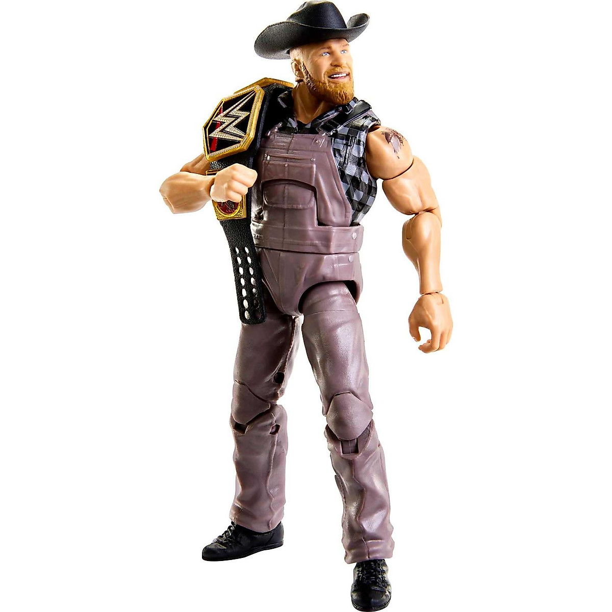Mattel WWE Brock Lesnar Elite Collection Action Figure, Deluxe Articulation & Life-like Detail with Iconic Accessories, 6-inch