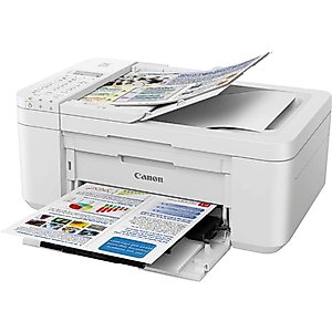 Canon PIXMA TR4520 Wireless All in One Photo Printer with Mobile Printing, White, Works with Alexa