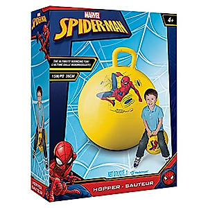 Hedstrom Marvel Spider-Man Hopper, 15-Inch, Yellow (55-97063)