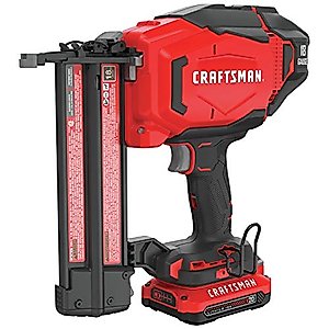 CRAFTSMAN V20 Cordless Brad Nailer Kit, 18GA (CMCN618C1)