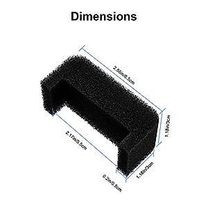 Wonder Creature Cat Fountain Filter, Sponger Foam Filter for Round and Cubic Stainless Steel Top Cat Fountain, for Crystal and Fantasy Cat Fountain, 4 Filters Pack, Cat Water Dispenser Foam Filter