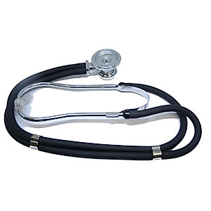 Sprague Rappaport Stethoscope Dual Head Adult + Free Lightweight Storage Case, Multipurpose Sheers, Penlight, Measuring Tape