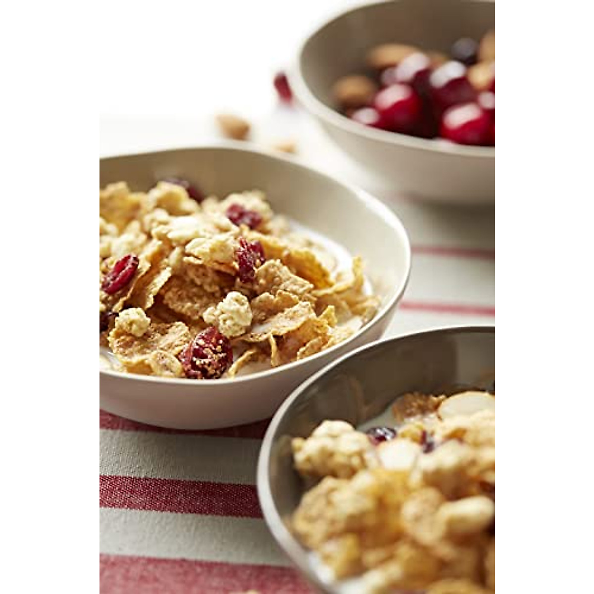 Great Grains Cranberry Almond Crunch Cereal, Cereal with Dried Cranberries and Almonds, Non-GMO Project Verified, 14 OZ Box