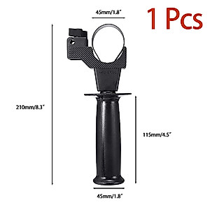 1Pcs Black Plastic Electric Hammers Handle Auxiliary Side Front Handle for Bosch Gbh2-20/22/24, Power Tools Accessories (Bosch-20/22/24)
