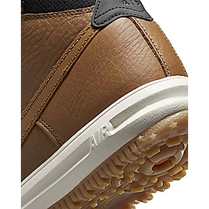 Nike Men's Lunar Force 1 Duckboot Ale Brown/Ale Brown-Black (805899 202) - 9.5