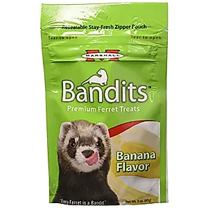 Marshall Bandits Ferret Treat Banana 1.875lbs (10 x 3oz)