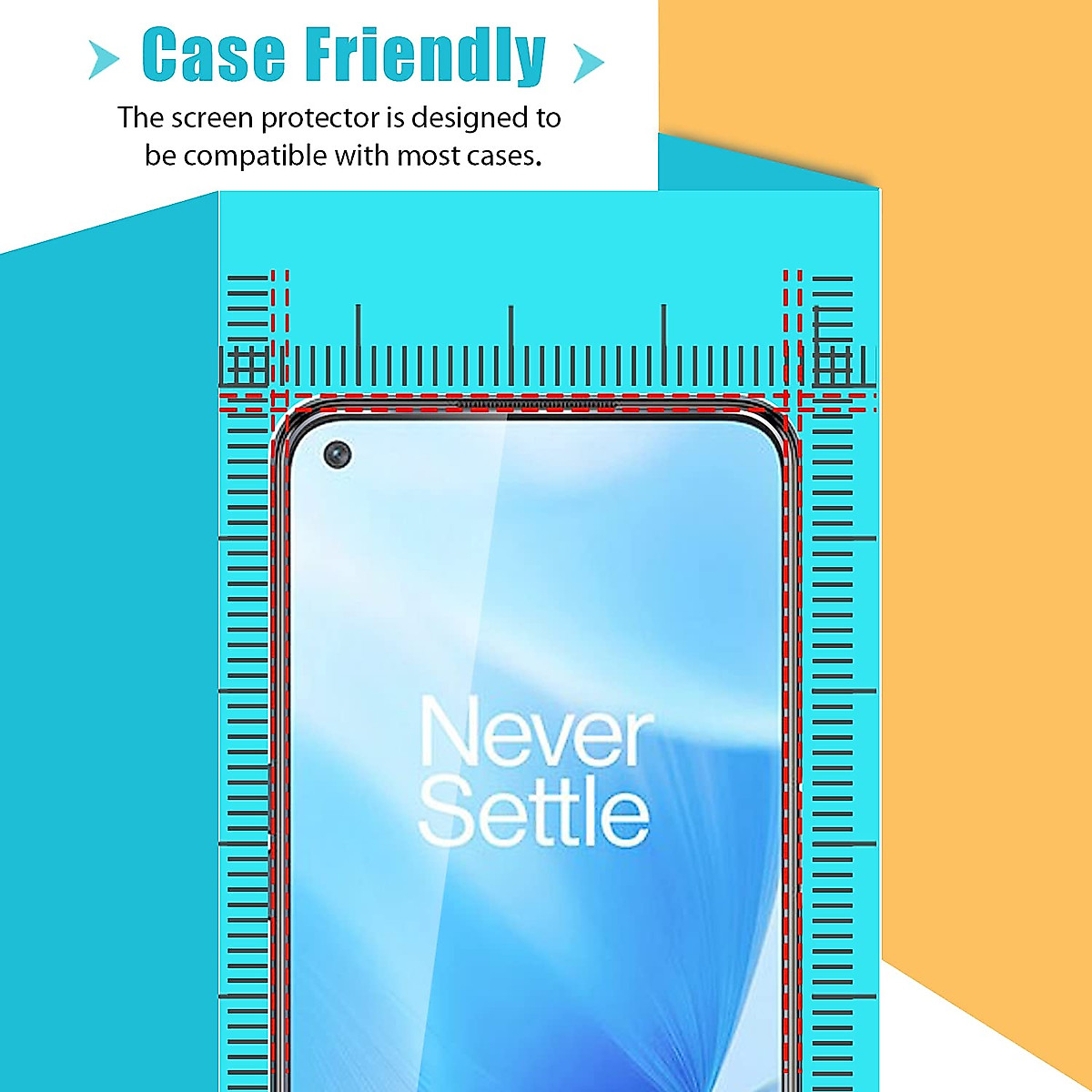 Zeking [2-Pack] for OnePlus Nord N200 5G Privacy Tempered Glass Screen Protector, Anti-Spy 9H Hardness [3D Touch][Case Friendly] [Anti Scratch][Anti-Fingerprint] Bubble Free