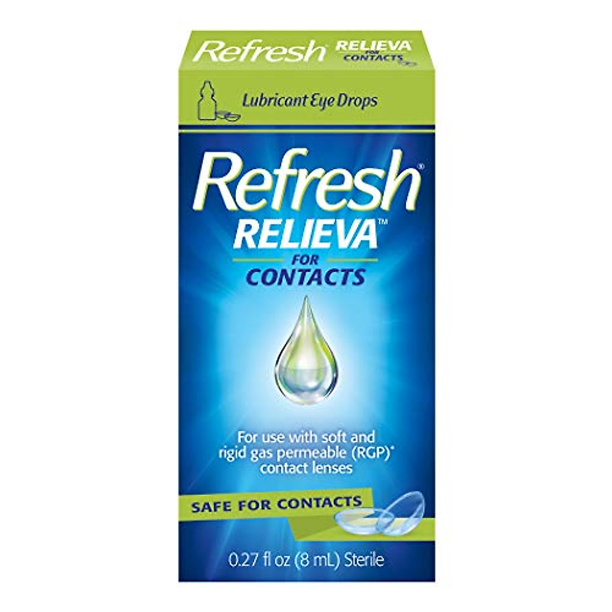 Refresh Relieva for Contacts Lubricant Eye Drops, 0.27 Fl Oz Sterile