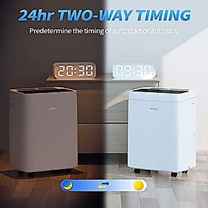 AIRPLUS 4500 Sq. Ft Dehumidifier for Basement with Drain Hose, 70 Pints Dehumidifier for Home (AP2008)