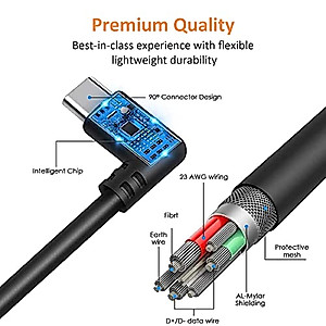 NexiGo Enhanced 16FT Link Cable with Signal Amplifier, USB 3.2 Gen1 Type C to A, Fast Charging & High-Speed Data Transfer (up to 5Gbps), Compatible with Oculus Quest 1 and 2 Headset to Gaming PC