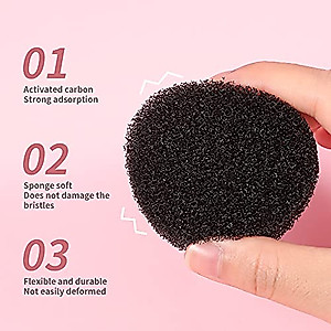 Docolor Makeup Brushes Cleaner Set, Solid Soap Cleanser with Color Removal Sponge, Brush Cleaning Mat for Makeup Brushes Cleaner Easy to Clean Blenders Brushes Shampoo Removes Shadow Color