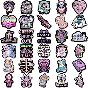 56Pcs Cute Animal Stickers for Kids, Water Bottle Stickers Waterproof Vinyl Hydroflask Phone Skateboard Laptop Stickers, Aesthetic Sticker Packs for Girls Teens