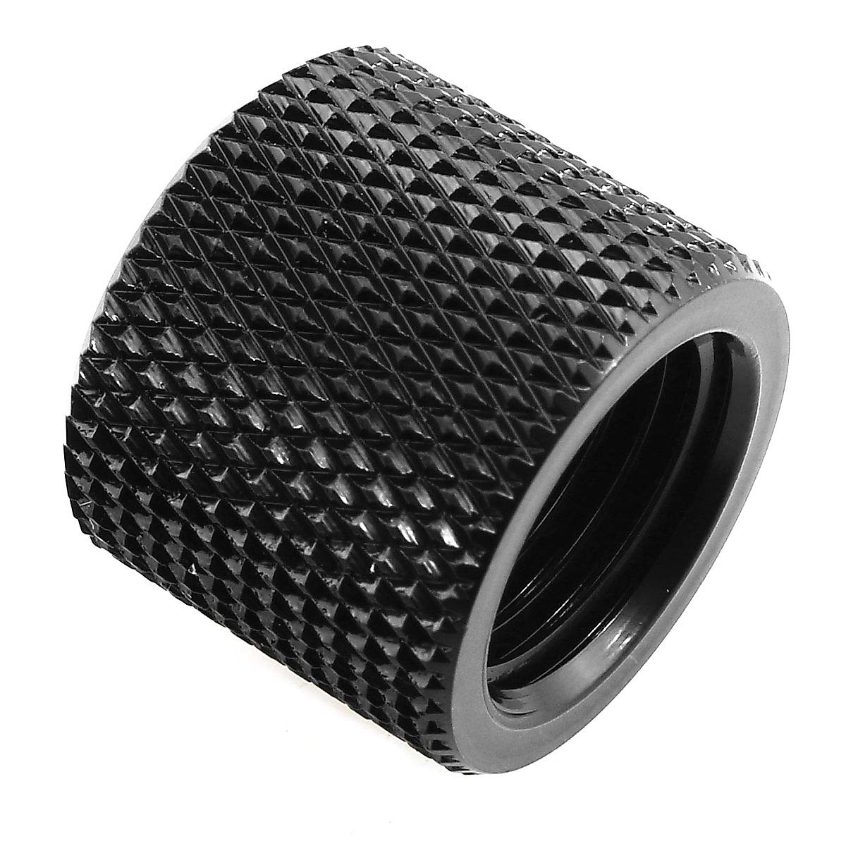 ZRM&E G1/4" Female to G1/4" Female 15mm Fitting Adapter for Computer Water Cooling System Through Joint Straight Joint, Black