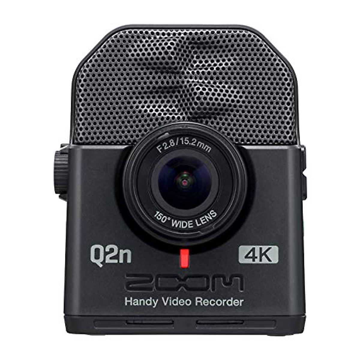 Zoom Q2n-4K Handy Video Recorder, 4K/30P Ultra High Definition Video, Compact Size, Stereo Microphones, Wide Angle Lens, for Recording Music, Video, YouTube Videos, Livestreaming