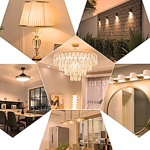 LFLAMPON LED Light Bulb 3000K Warm White Candelabra E12 Base Lightbulbs 110V 3W G14/G45 Small Bulbs 25W Equivalent 260LM Vanity and Ceiling Fan Chandelier Landscape Lighting 2-Pack Non-Dimmable