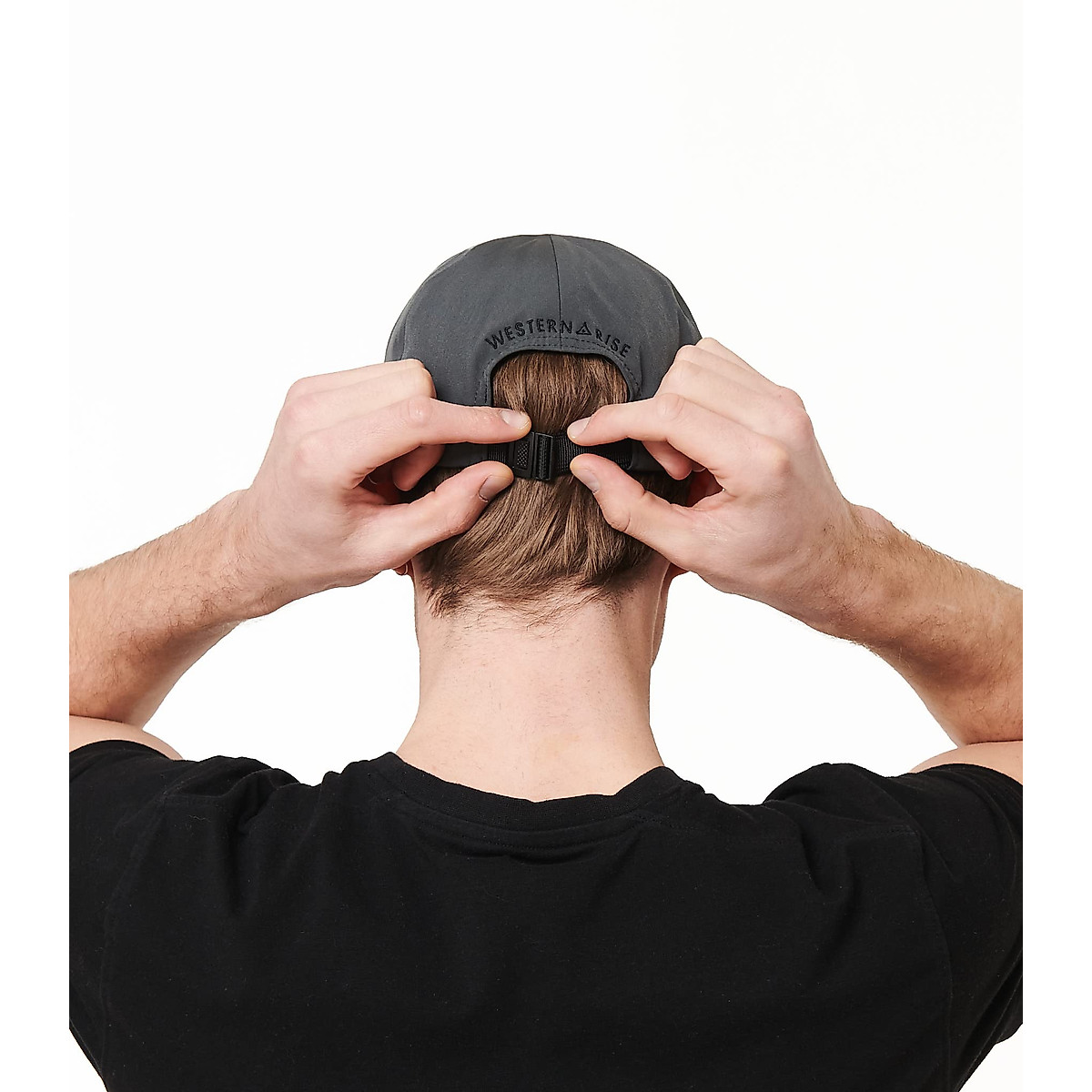 Western Rise Versa Men's Hat. Packable, Waterproof and Stretchy Designed for Maximum Versatility Charcoal