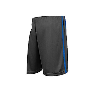 Profile Varsity Men's Big & Tall Athletic Shorts, Royal/Charcoal, 2X