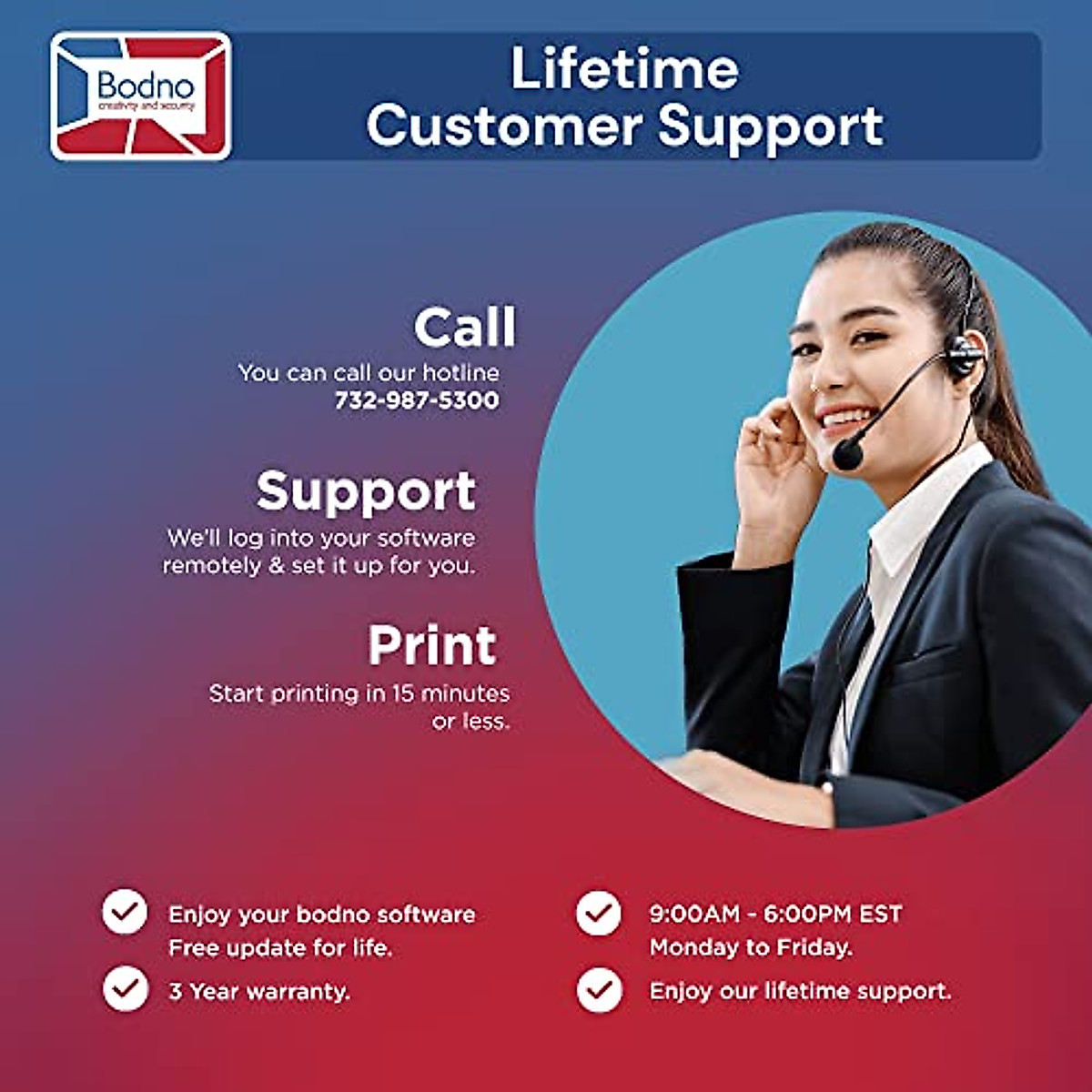 Bodno Fargo HDP5000 Dual Sided ID Card Printer & Complete Supplies Package with Silver Edition Software