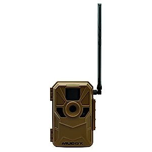 Muddy Outdoors Manifest 2.0 Cellular Trail Camera, Quick SCAN AR Code, 16 MEGAPIXELS, AT&T and VERIZON, Stealth CAM Command APP, Brown