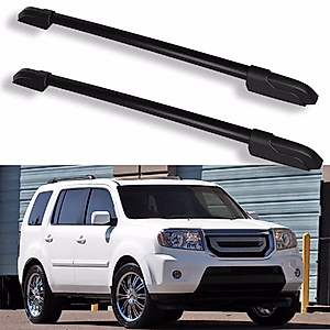 ECCPP Roof Rack Side Rails Compatible for Honda Pilot 2009-2015 Cargo Racks Rooftop Luggage Canoe Kayak Carrier Rack - Max Load 165LBS Kayak Rack Accessories