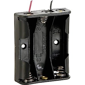 Velleman BH331A Battery Holder for 3 x AA Cell with Leads, 1 Grade to 12 Grade
